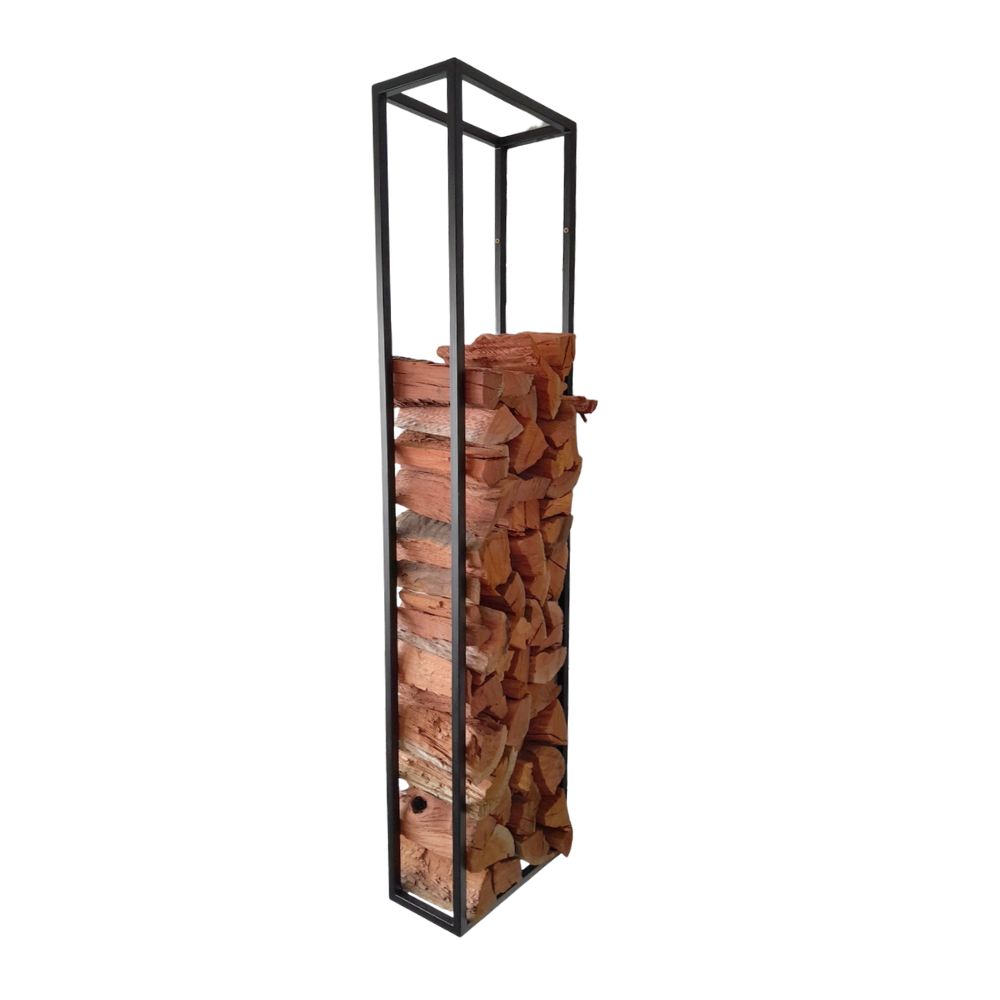 Wall Mounted Rectangular Firewood Holder - MetaDesignz | Precision ...